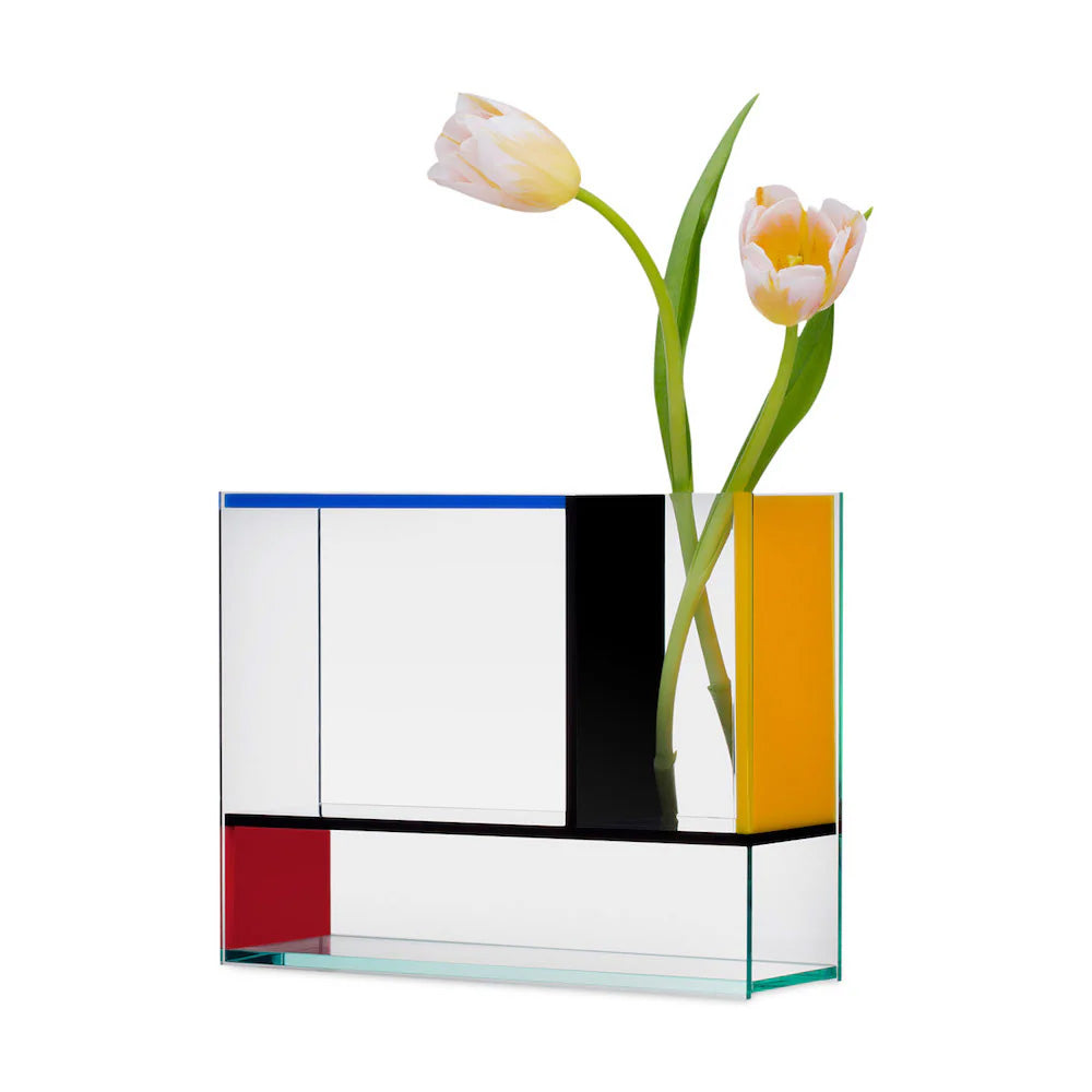 Neon Mondri Vase • MoMA • Mondrian • Vase • Flower Vase ...